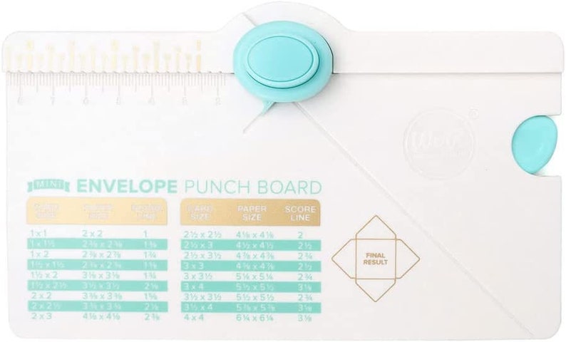 We R Memory Keepers Mini Envelope Punch Board, Paper Craft Tool, Ready ...