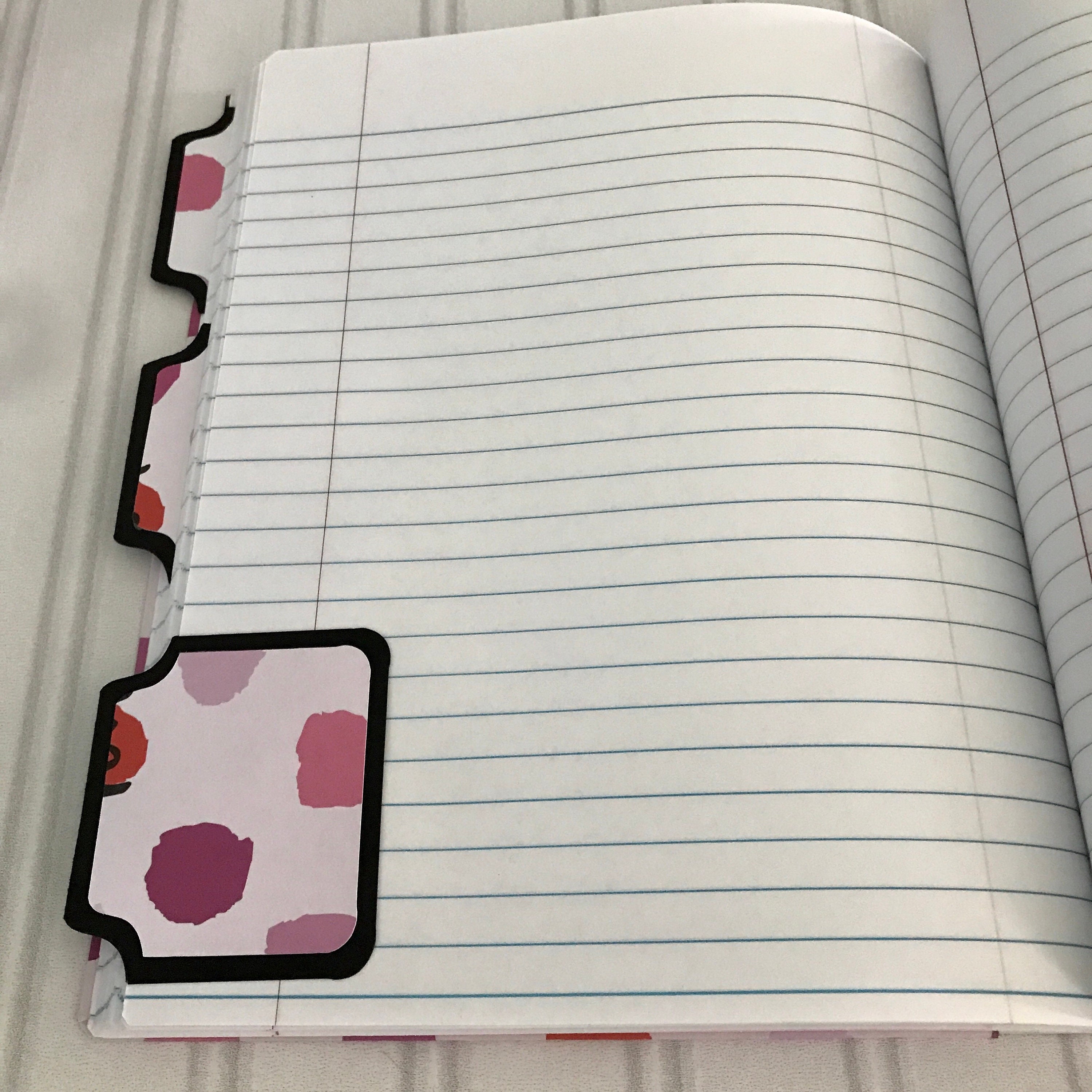 Contemporary Tabbed Journal, Altered Composition Notebook, Gratitude ...