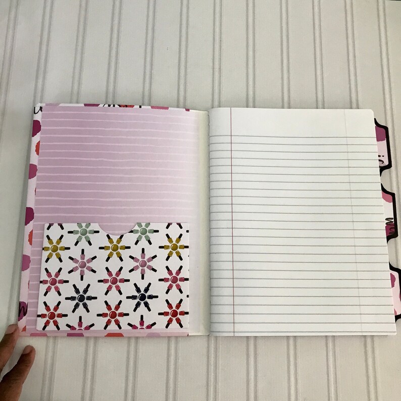 Contemporary Tabbed Journal, Altered Composition Notebook, Gratitude ...