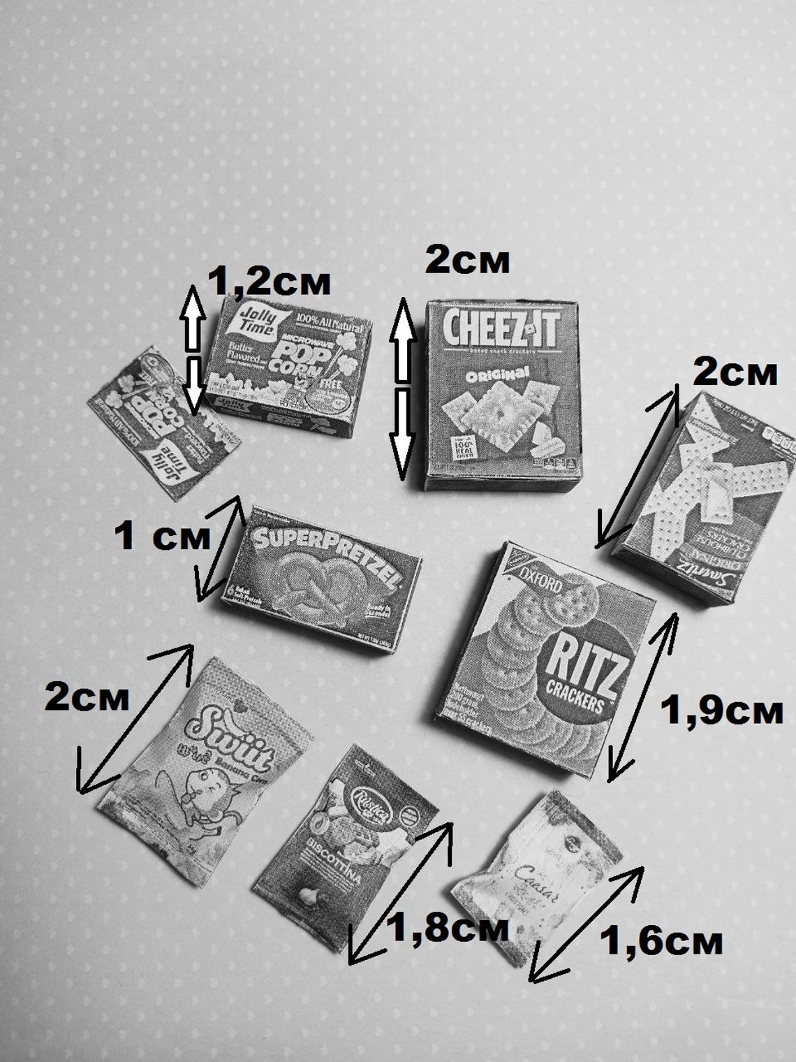 Printable Snack, Chips, Printable Crackers and Pop Corn, Printable ...