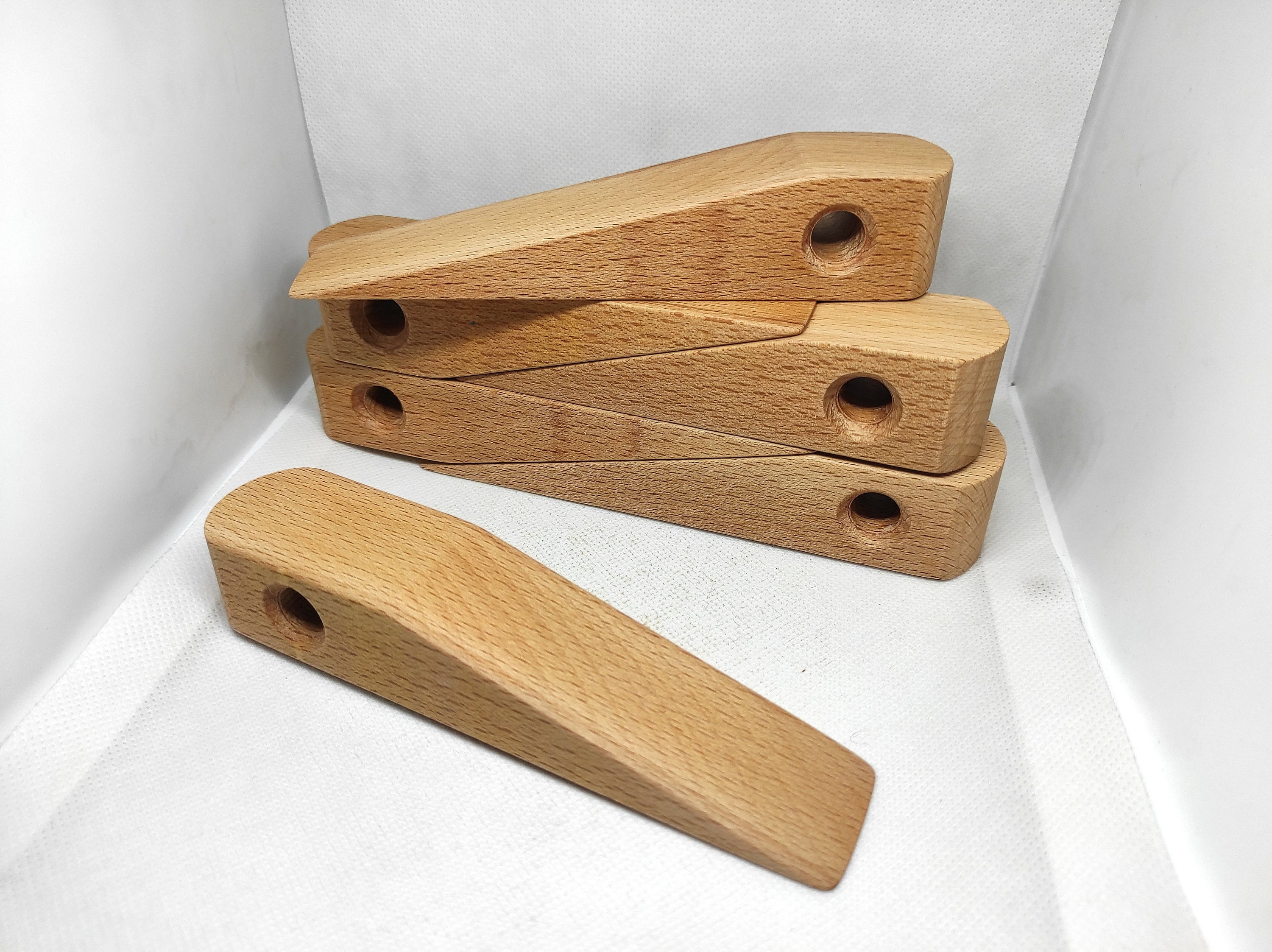 Wooden Door Stopper Beech Wood Home Decor Handmade Door Wedge Home ...