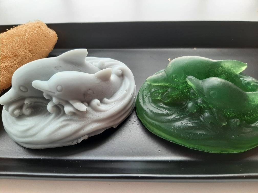 Dolphin Bar Soap Novelty Soaps Handmade Soap Soap Bars | Etsy