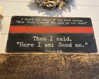 Here I Am Lord - Etsy