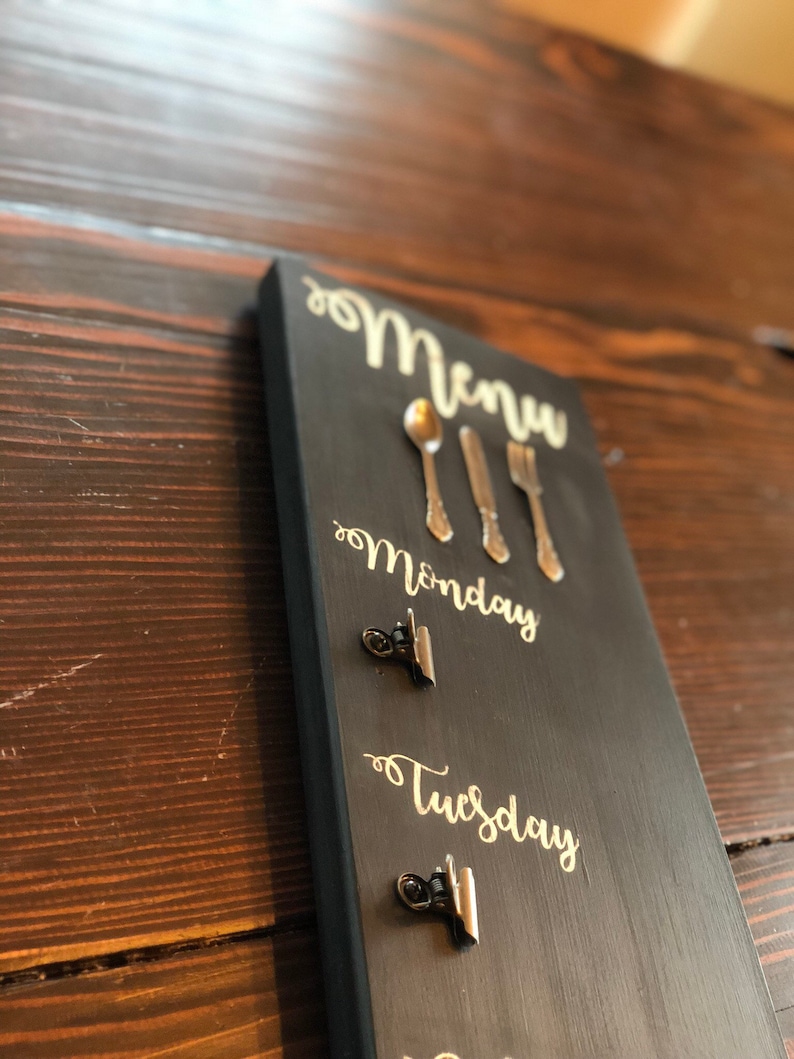 Calligraphy Menu Chalkboard - Etsy