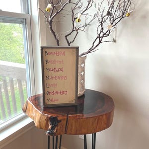 Customized Framed Word/name Acrostic Sign - Etsy
