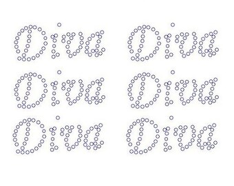 Rhinestone Transfer - Etsy