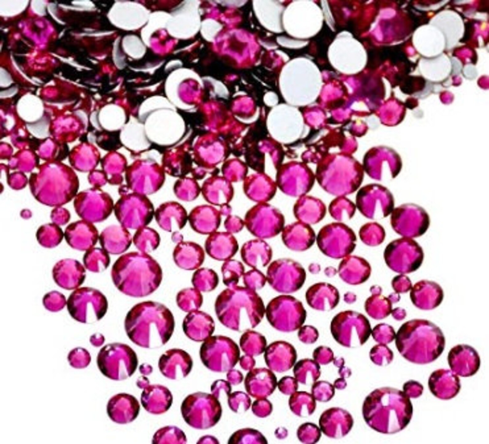 Rose Hotfix Rhinestones Select Size | Etsy