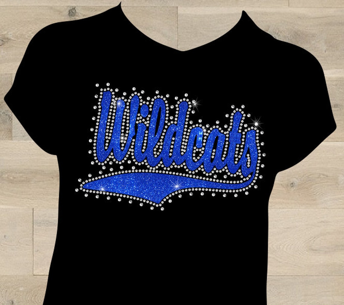 Swoosh Cursive Custom Name Vinyl and Rhinestone Multimedia | Etsy UK