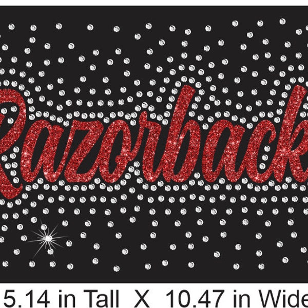 Razorback Tumbler Wrap Png - Etsy