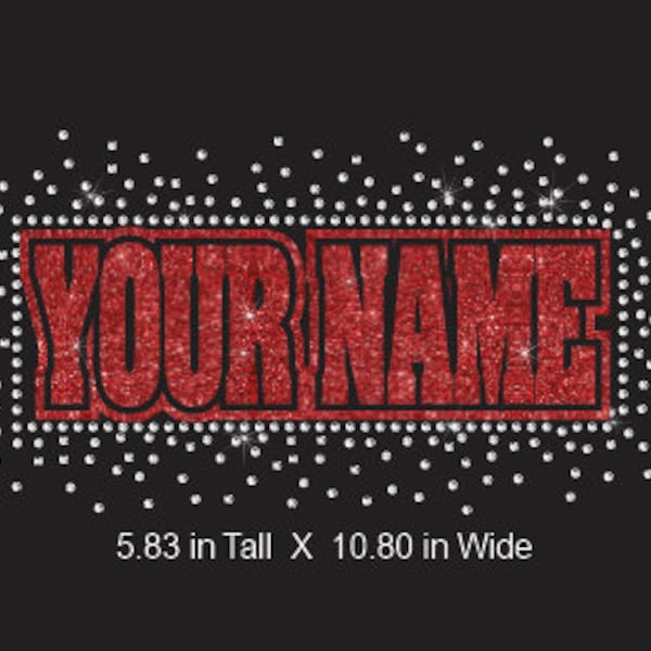 Rhinestone Transfer - Etsy