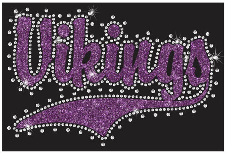 Swoosh Cursive Custom Name Vinyl and Rhinestone Multimedia | Etsy UK