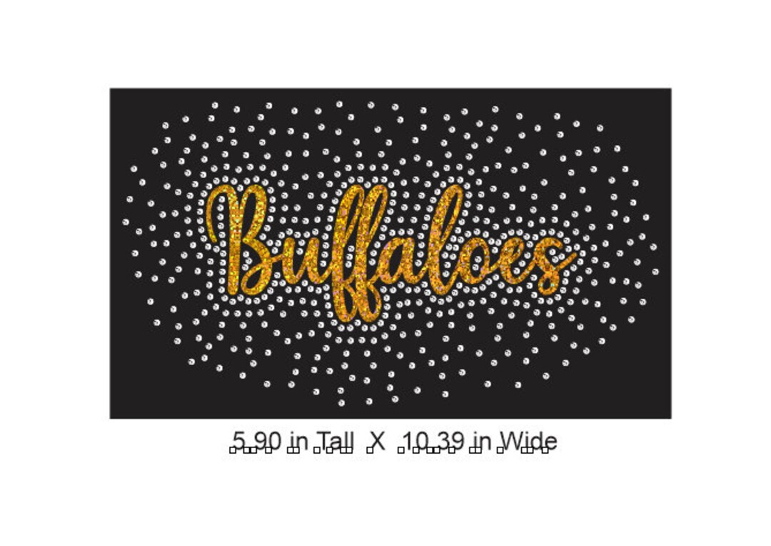 Buffaloes Cursive Burst DOWNLOAD Rhinestone and Vinyl CUT TEMPLATE File ...