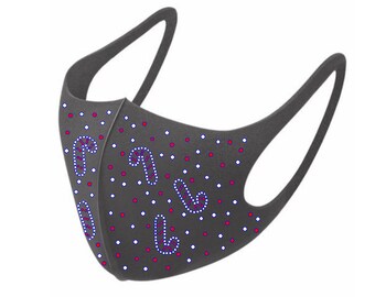 Candy Cane Face Mask | Etsy