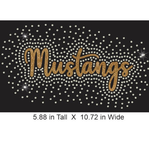 Mustang Cursive Svg - Etsy