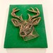 Deer Metal String Art, Man Cave Art, Vintage Buck Art, Handmade One of ...