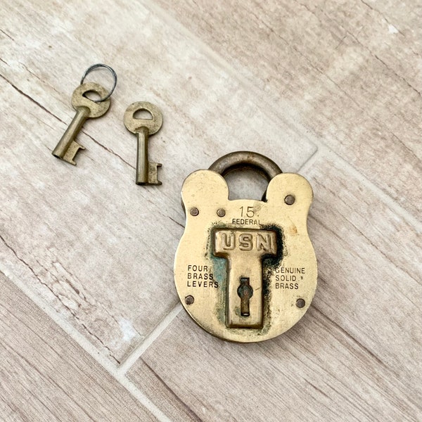 Vintage Lock and Key - Etsy