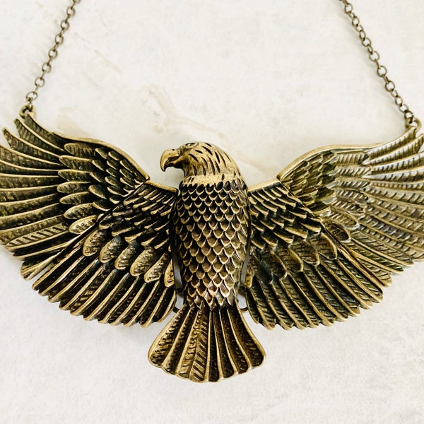 Eagle Necklace - Etsy