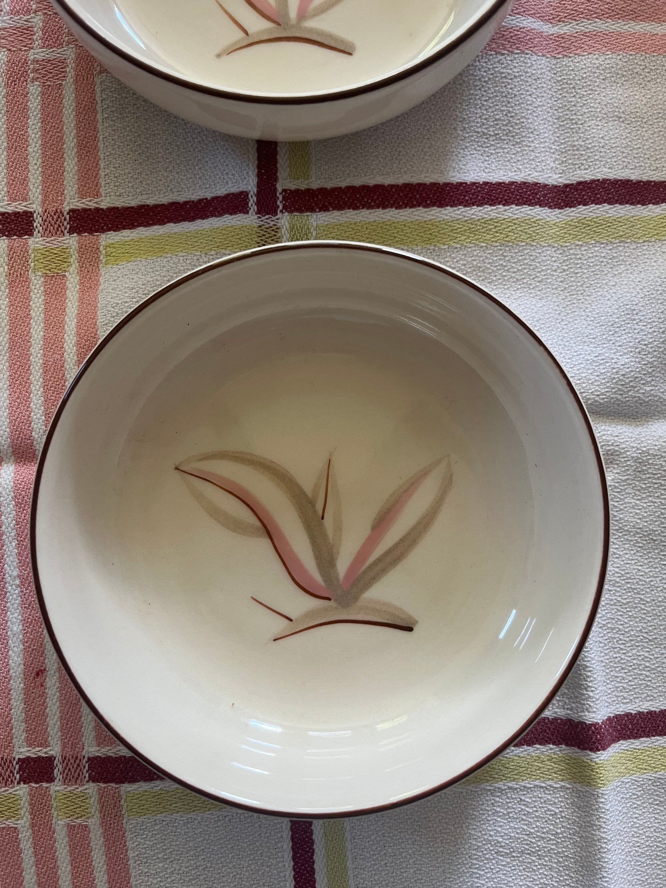 VINTAGE “dragon Flower” by Winfield California Pottery 4.74” Fruit ...