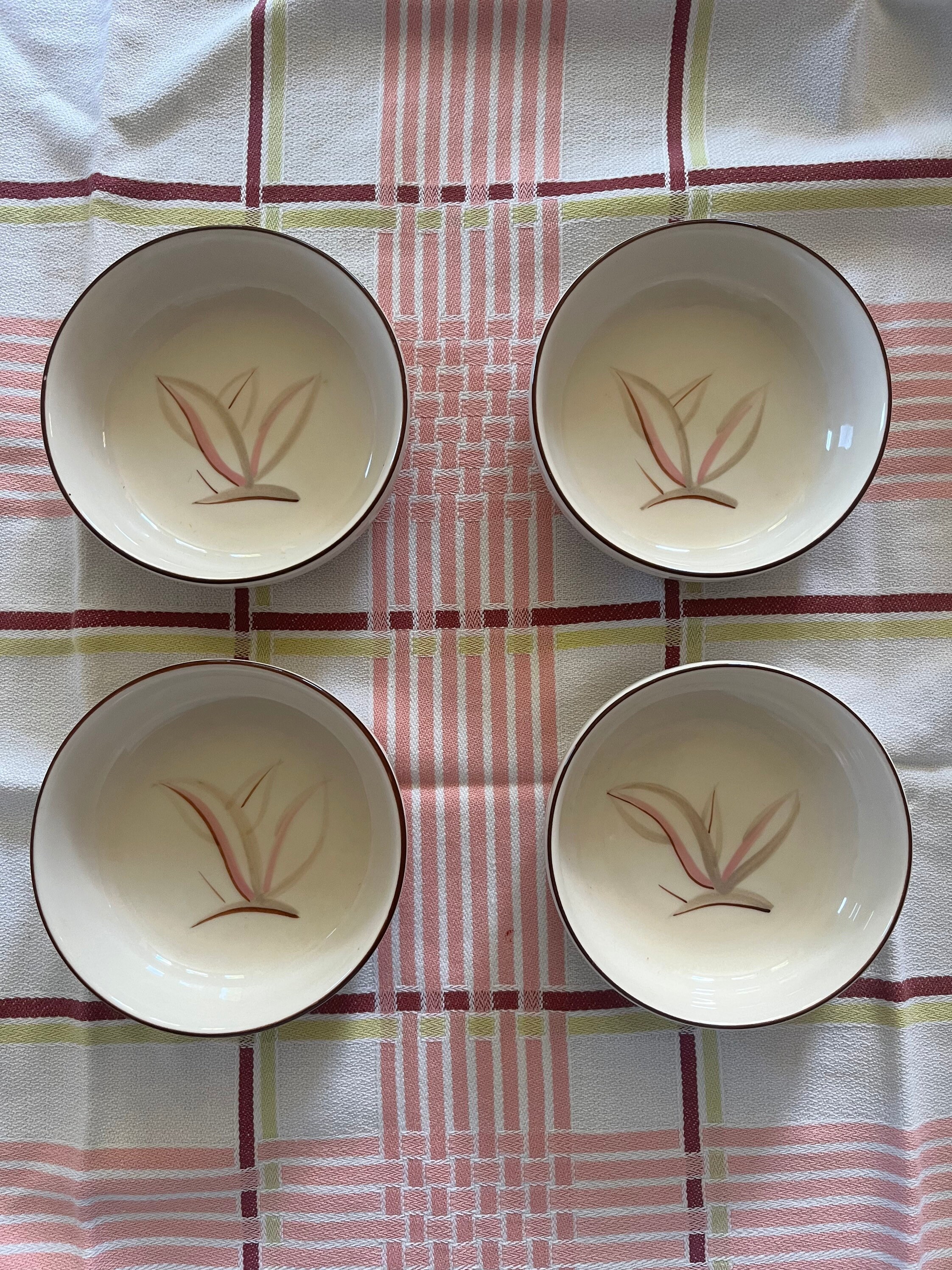 VINTAGE “dragon Flower” by Winfield California Pottery 4.74” Fruit ...