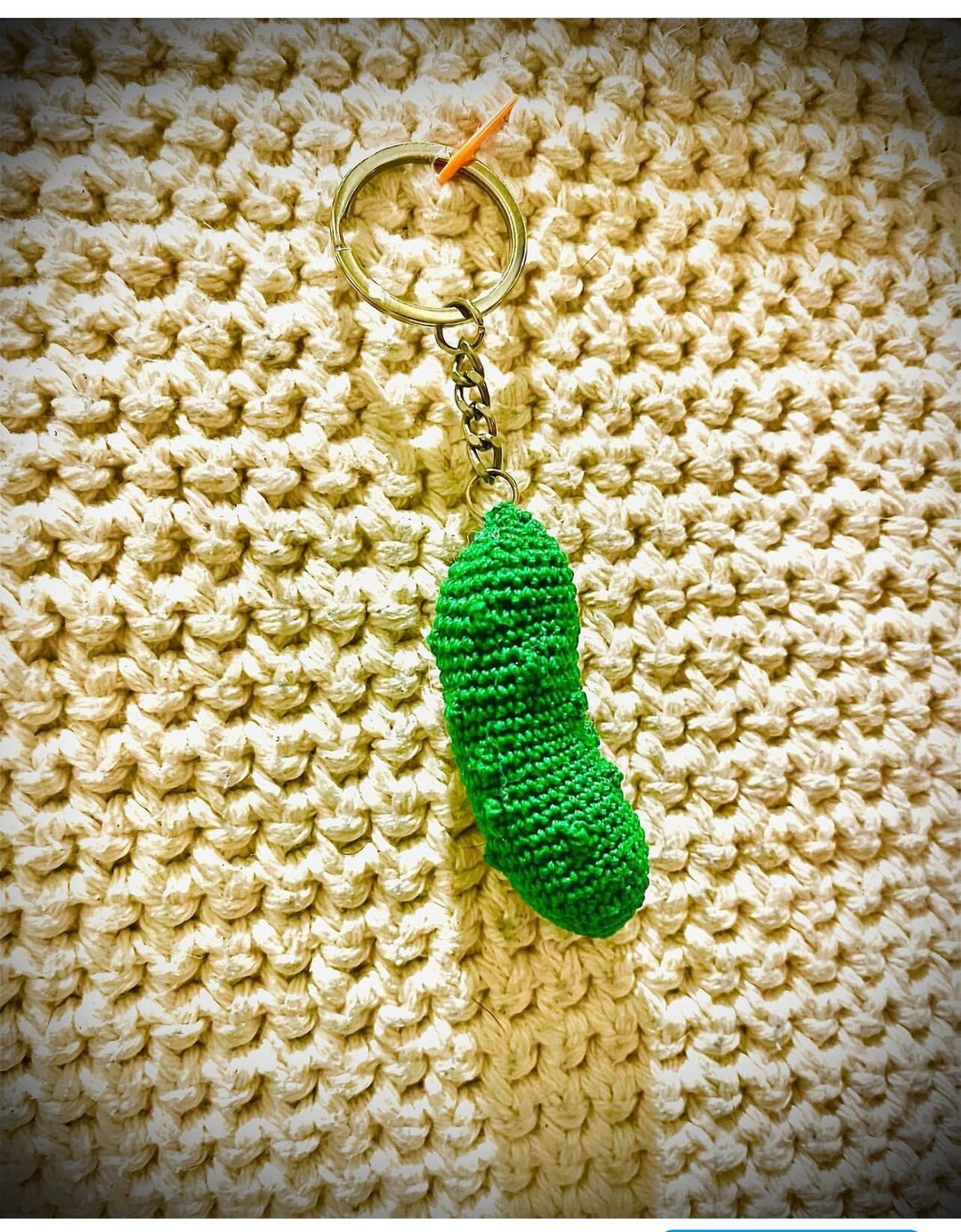 Pickle Keychain Plush - Etsy