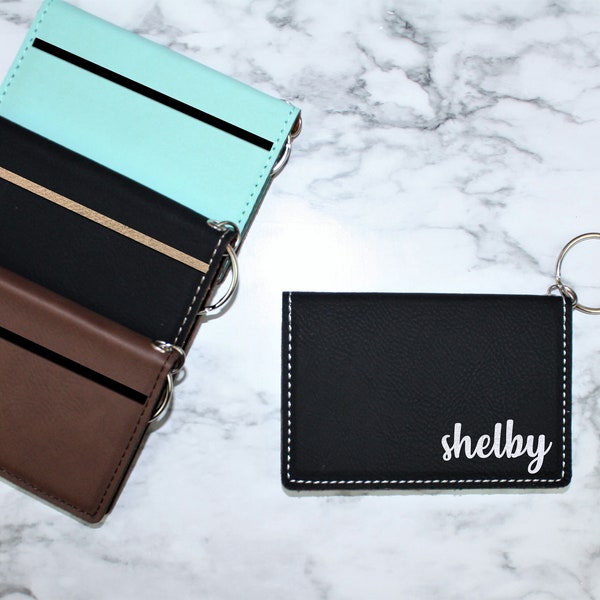 Keychain Card Holder - Etsy