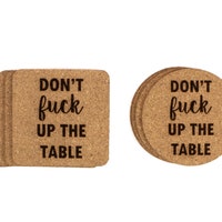 Funny Wooden Coasters, Novelty Coaster Gift, - Etsy