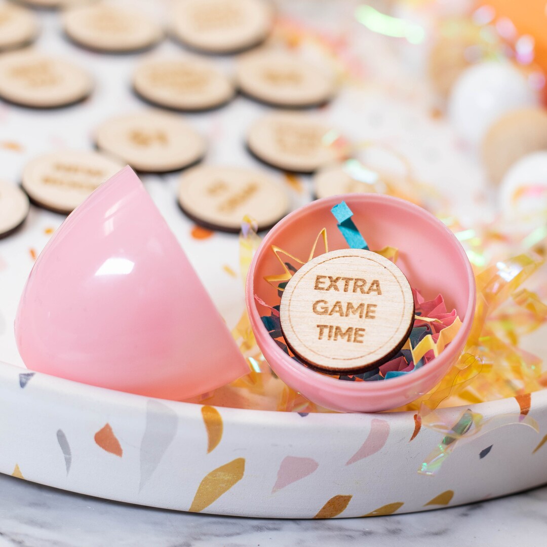 Easter Egg Tokens Egg Fillers | Easter Egg Hunt Stuffers Unique Kids ...