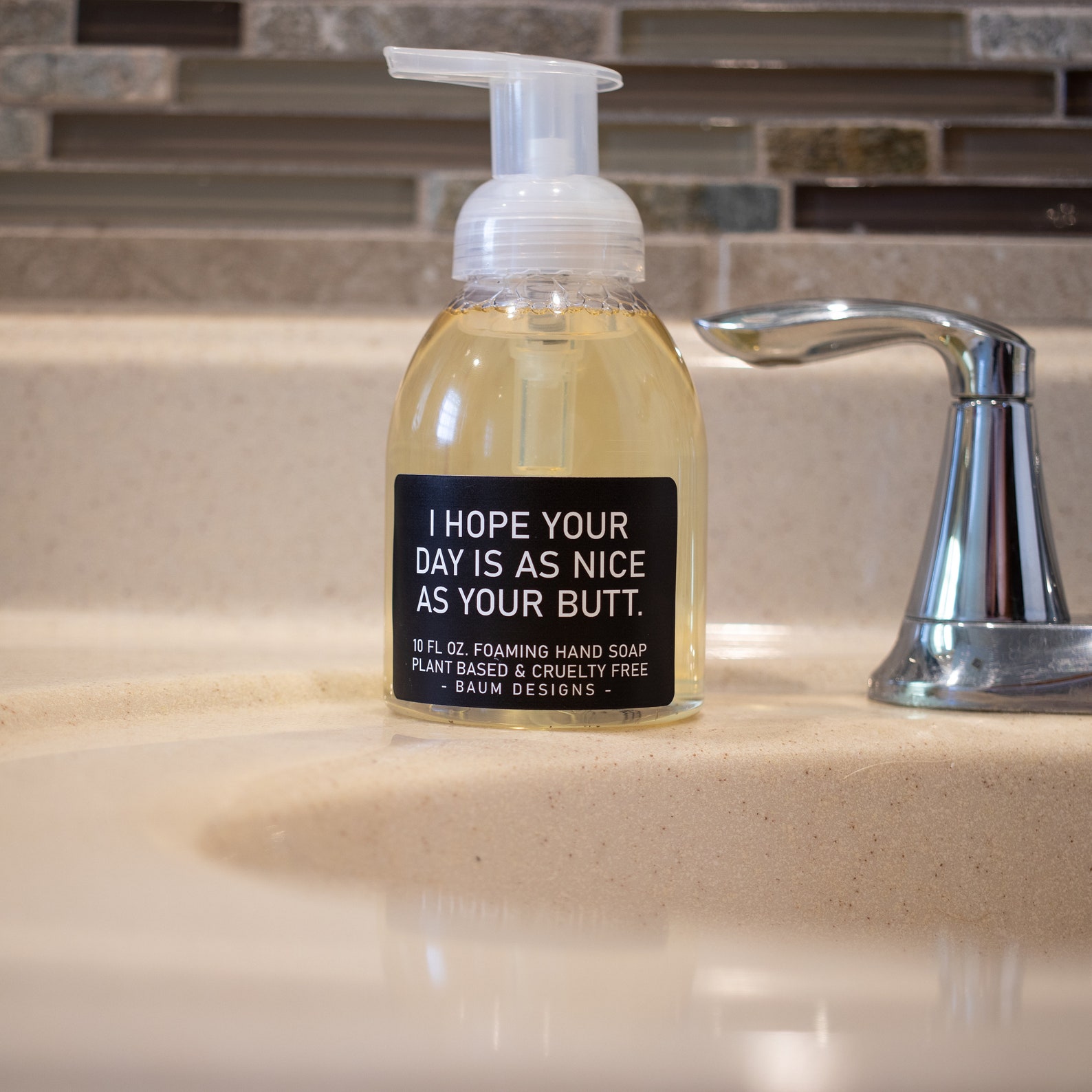 Foaming Hand Soap Funny Bathroom Decor Nice Butt Don't | Etsy