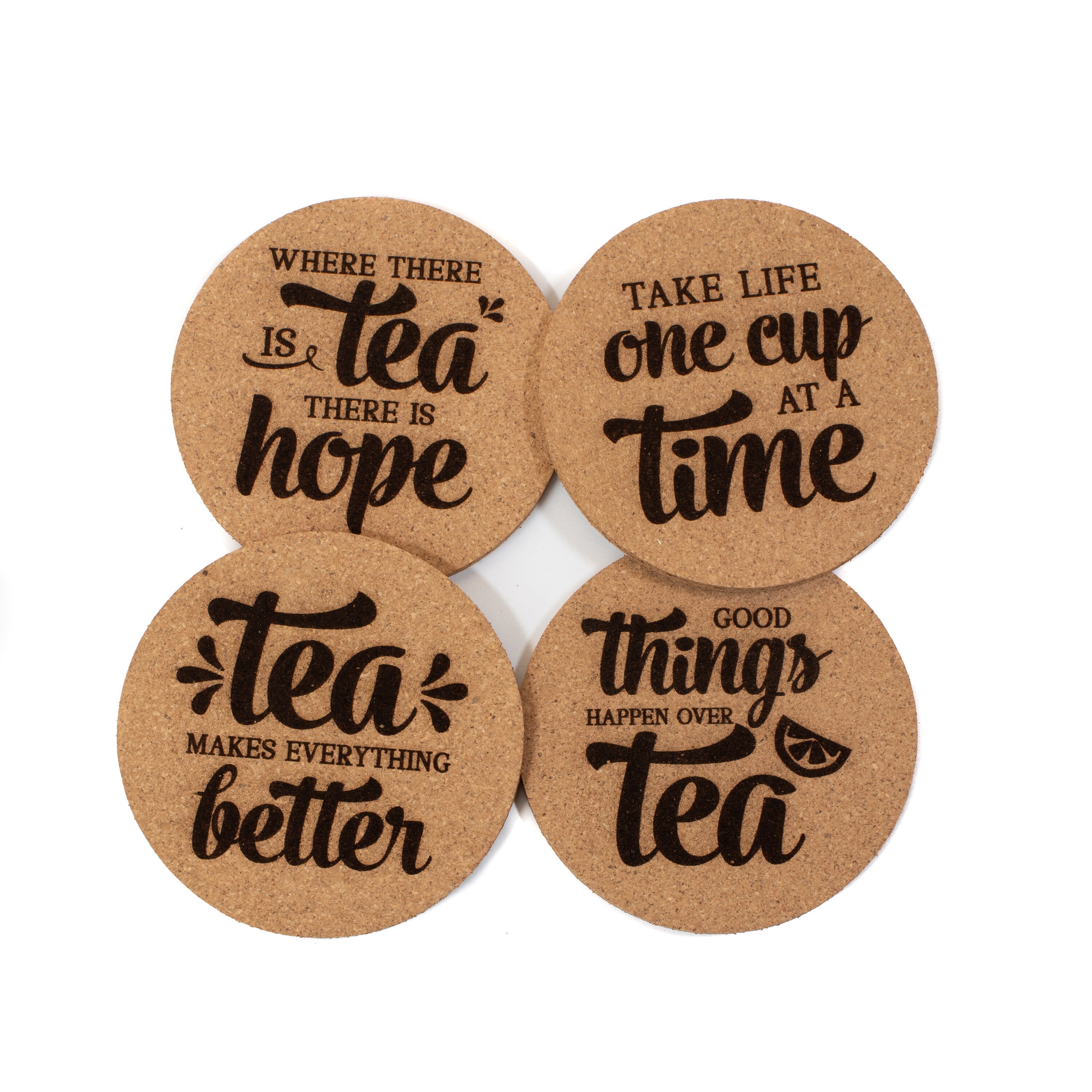 Tea Cork Coaster Set Funny Sweet Tea Coasters Funny Unique - Etsy.de