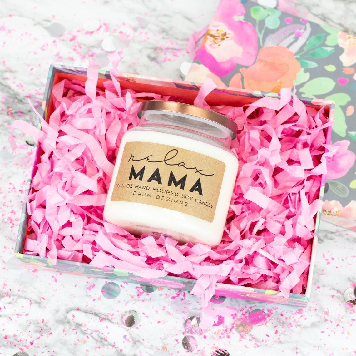 Relax Mama Soy Candle Funny 16.5 oz. Large Hand Poured All | Etsy