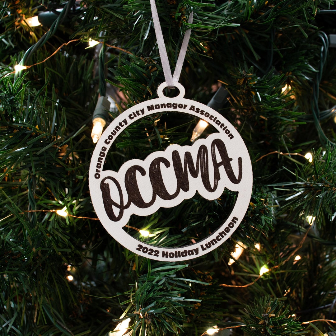 BULK Personalized Custom Wood Ornaments Laser Cut | Unique Holiday ...