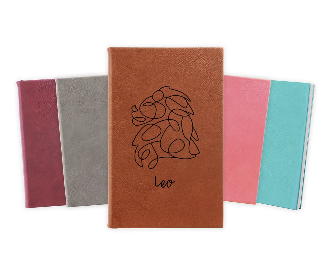Zodiac Astrology Journal Line Drawing | Gratitude Notebook Intention ...