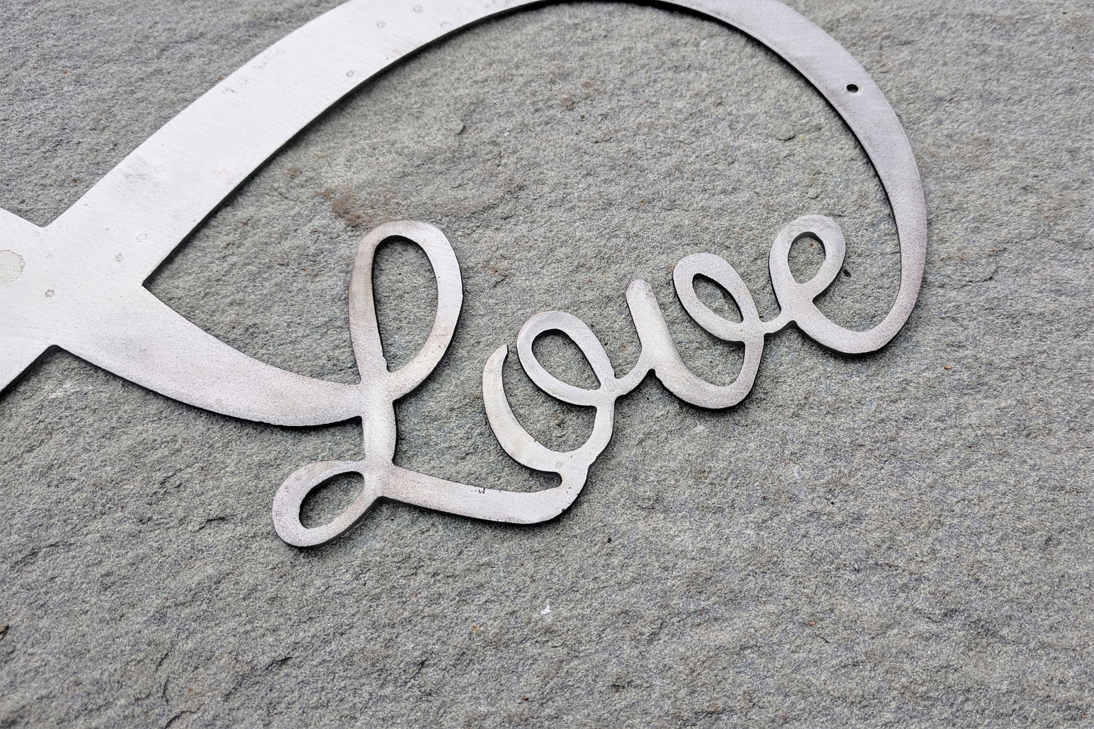 Infinity Love Metal Sign Large Unique Steel Wall Art - Etsy