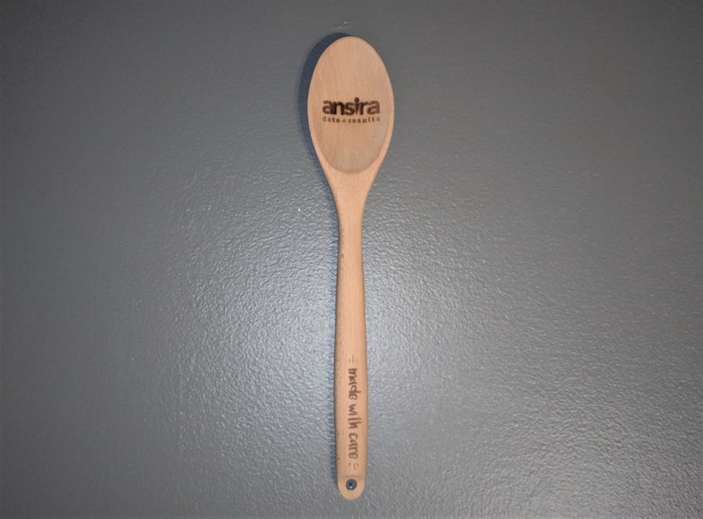 Your Business Logo Custom Personalized Engraved Wood Spoon - Etsy