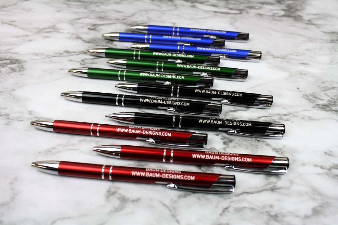 Personalized Business Pens Bulk Custom Text Order Marketing | Etsy