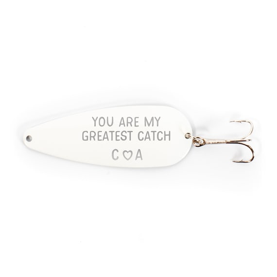 You Are My Greatest Catch W/ Initials Custom Personalized - Etsy