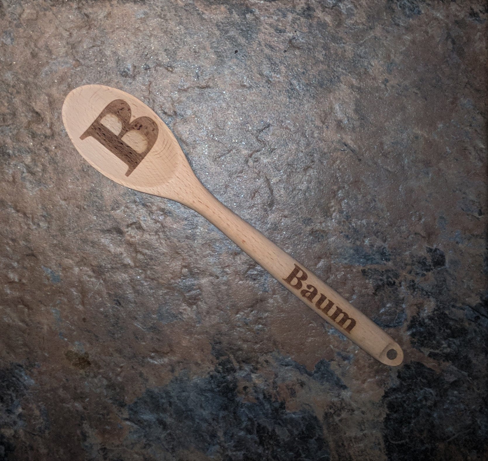 Personalized Family Name Spoon Engraved Wood Unique - Etsy