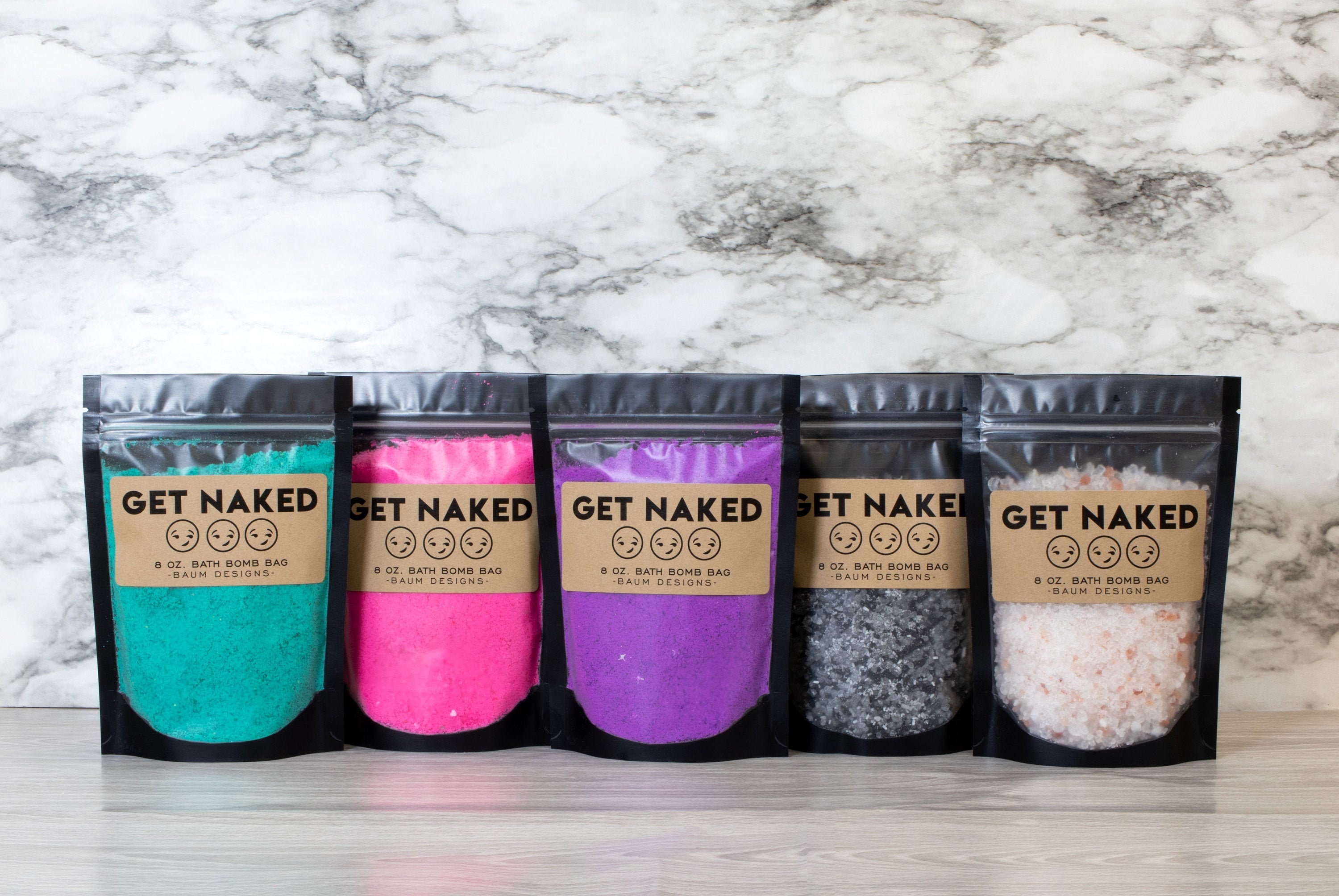 Get Naked Bath Bomb Bag or Bath Salts Bath Dust Salt - Etsy Singapore