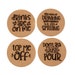 Drinking Cork Coasters - Set of 4 | Funny Alcohol Coaster | Funny ...