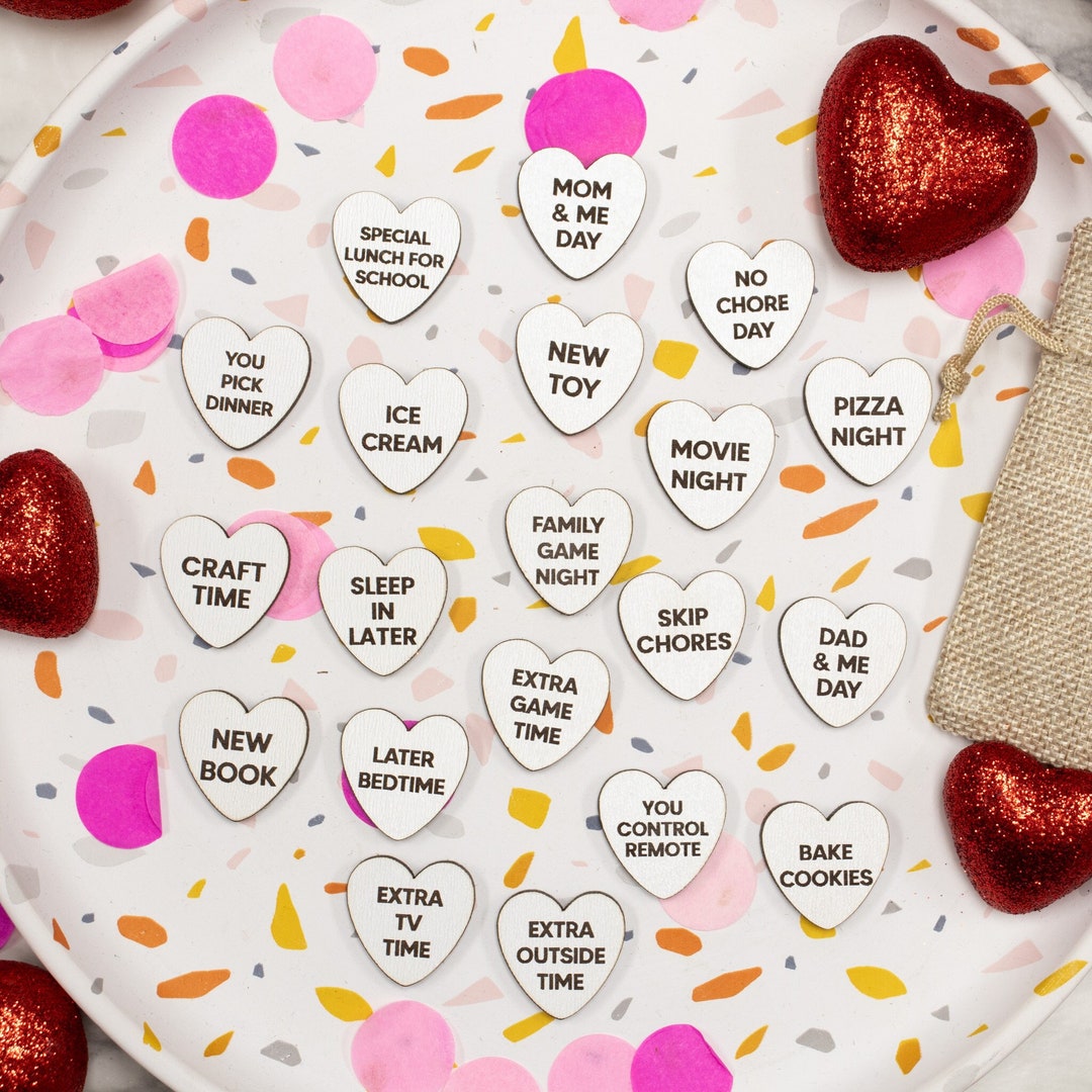 Kids Valentines Day Tokens Gift | Children's Valentines Day Basket ...