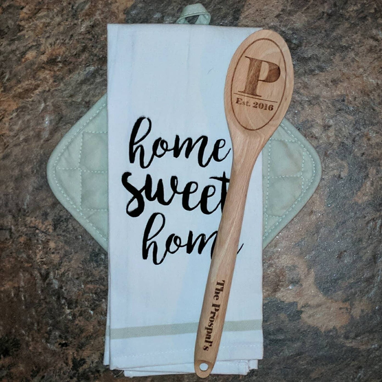 Personalized Family Name Spoon Engraved Wood Unique | Etsy