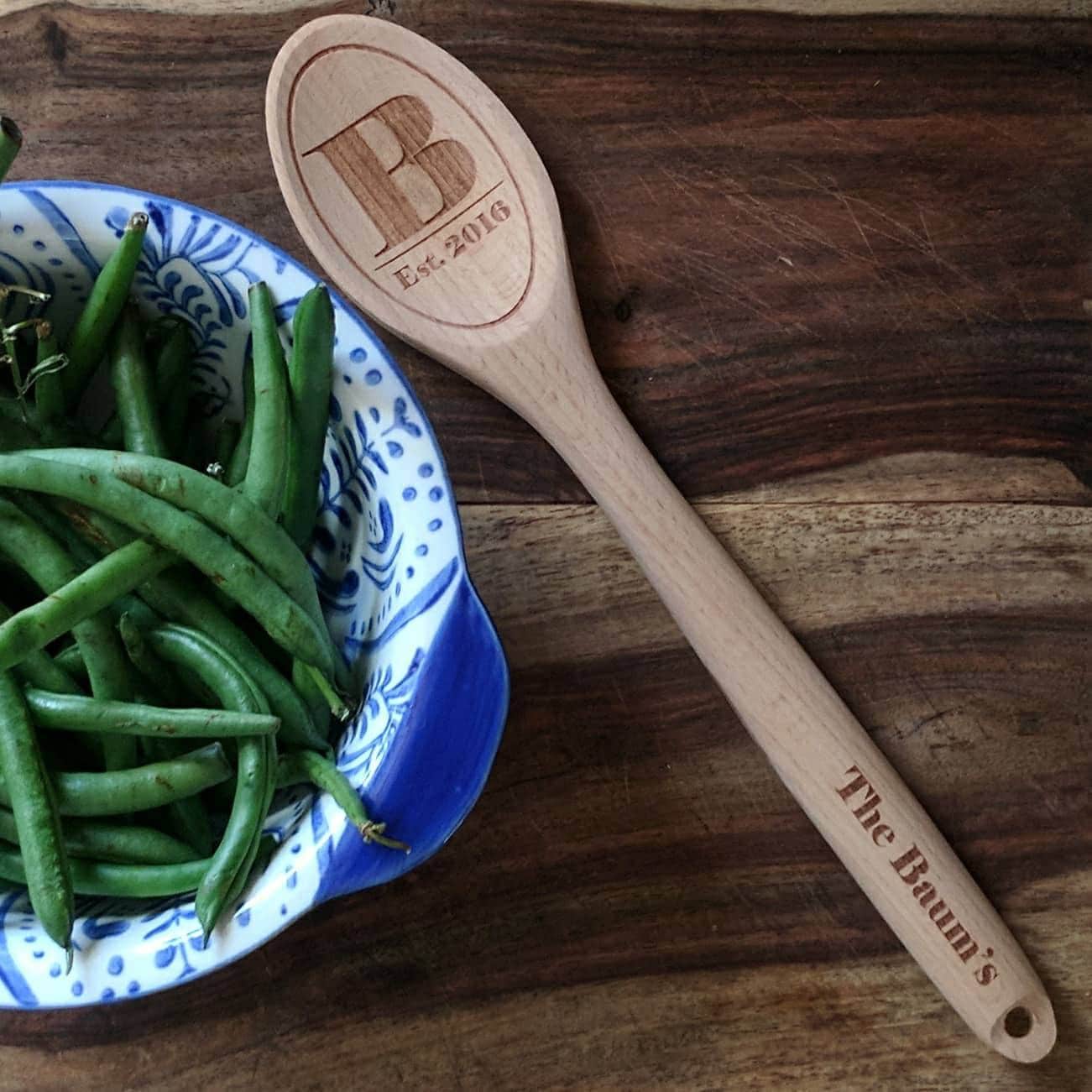 Personalized Family Name Spoon Engraved Wood Unique - Etsy