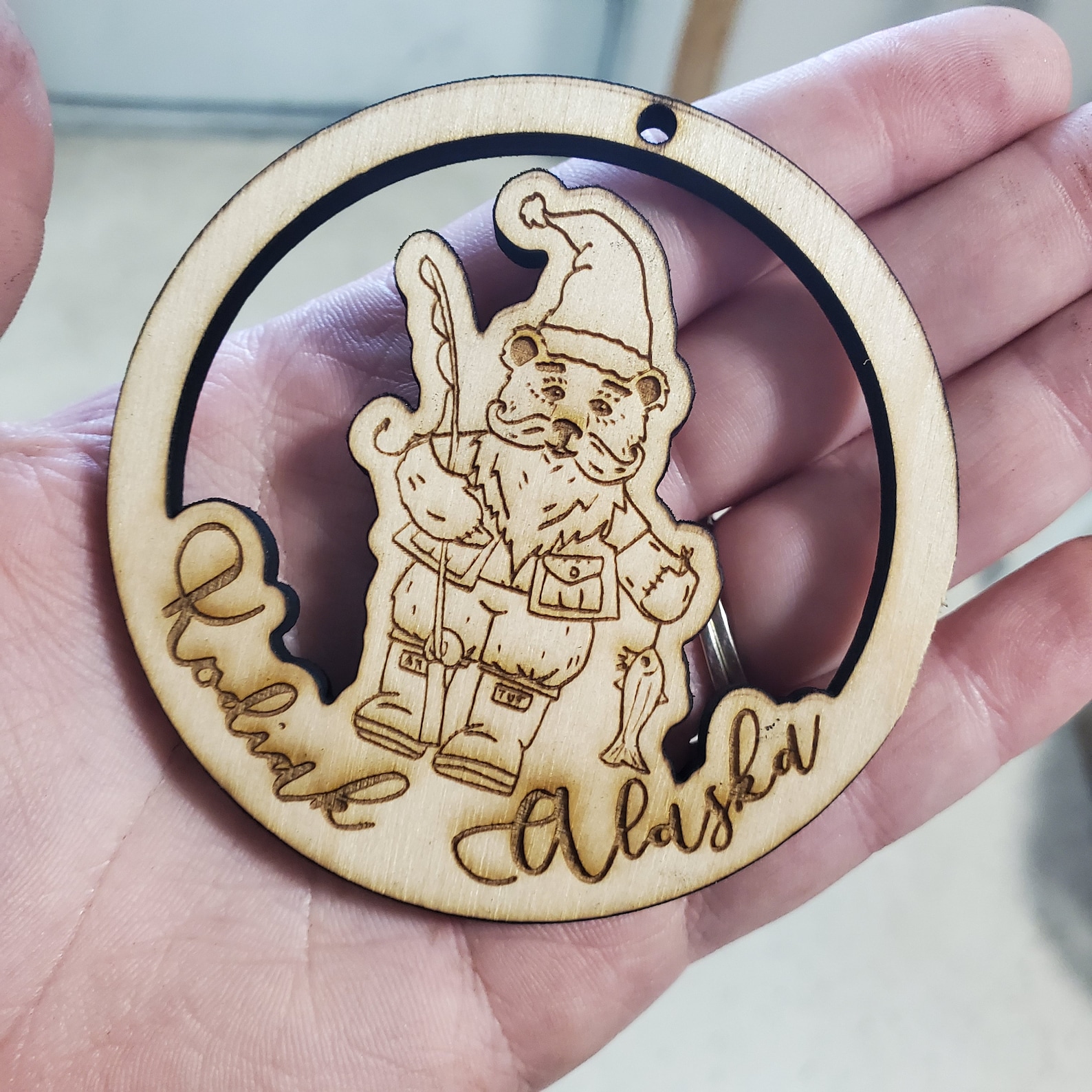 BULK Personalized Custom Wood Ornaments Laser Cut Unique Holiday ...