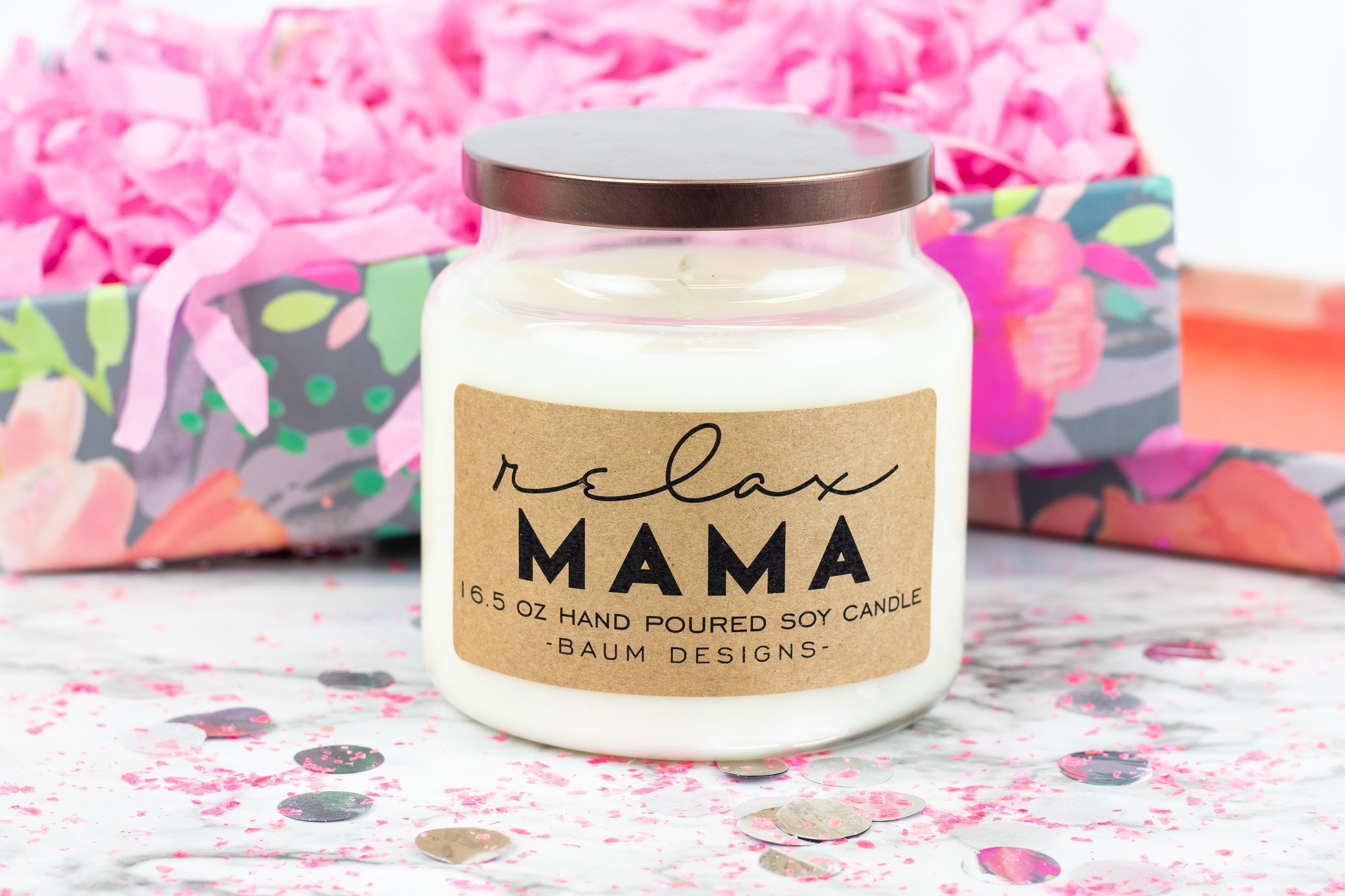 Relax Mama Soy Candle Funny 16.5 oz. Large Hand Poured All | Etsy