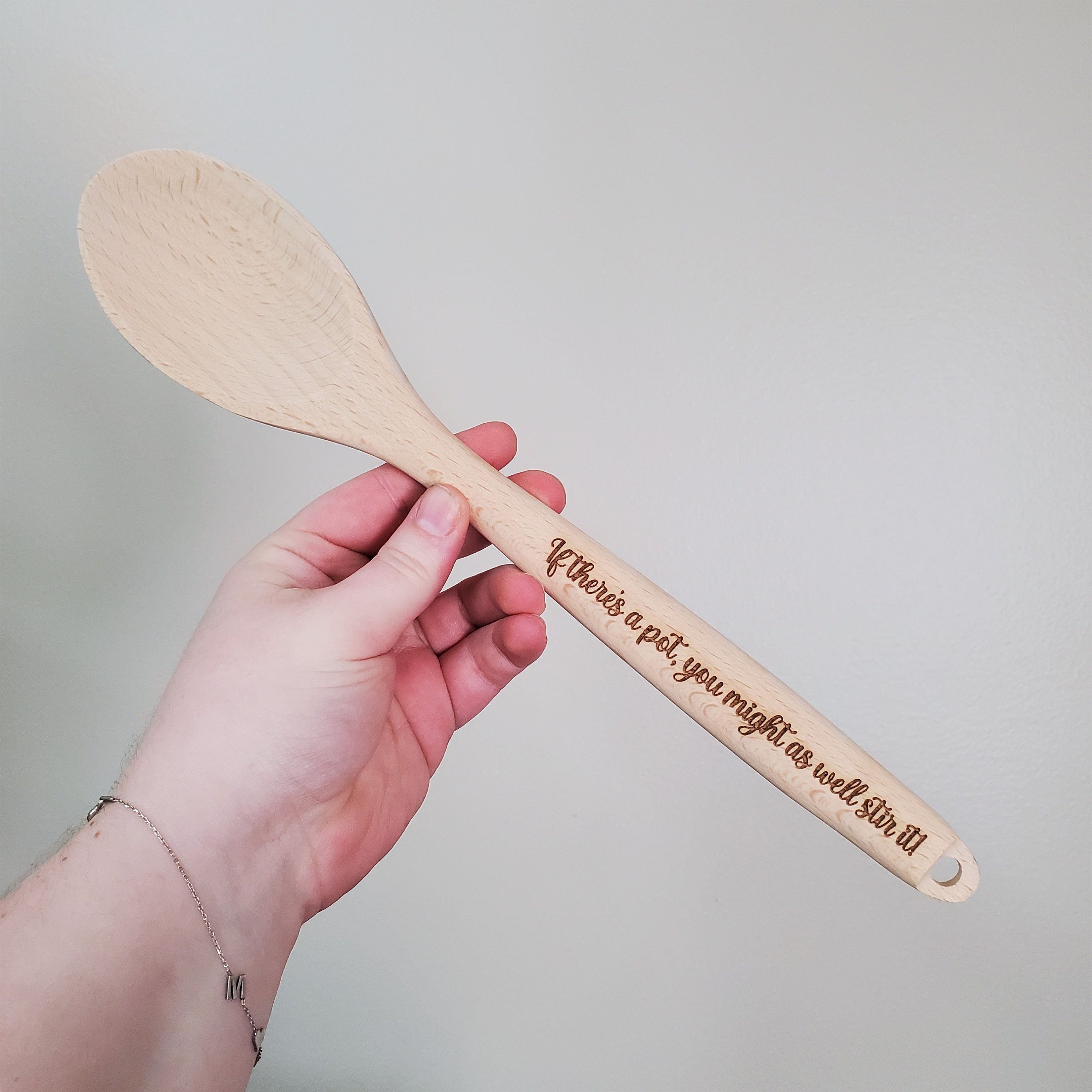 Personalized Spoon Serving Mixing Spoons | Unique Housewarming Wedding ...