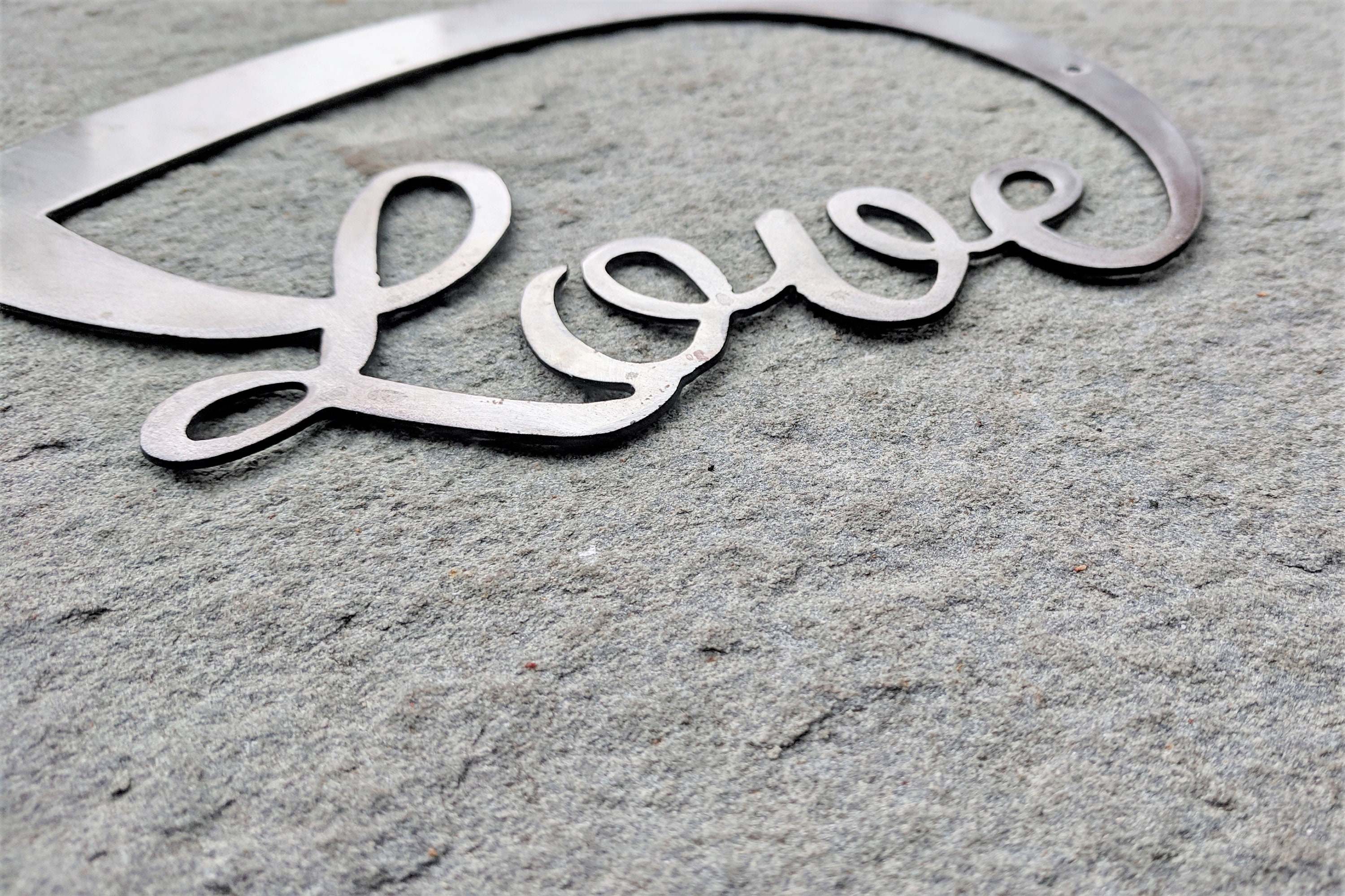 Infinity Love Metal Sign Large Unique Steel Wall Art | Etsy