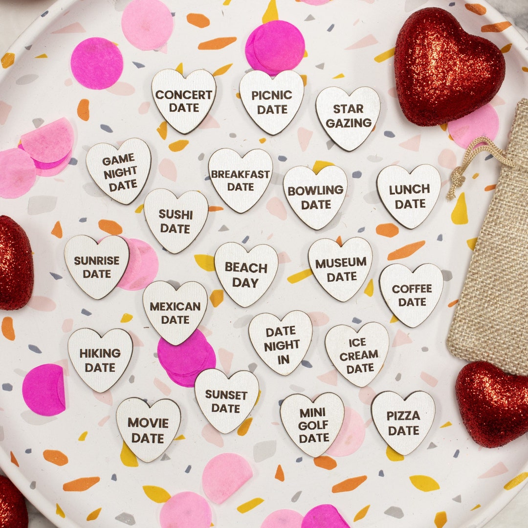 Date Night Tokens Valentines Day Gifts | Couples Date Ideas Love ...