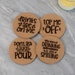 Drinking Cork Coasters - Set of 4 | Funny Alcohol Coaster | Funny ...
