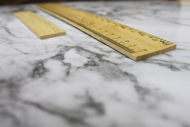 Custom Text Personalized 6 or 12 Bamboo Ruler - Etsy