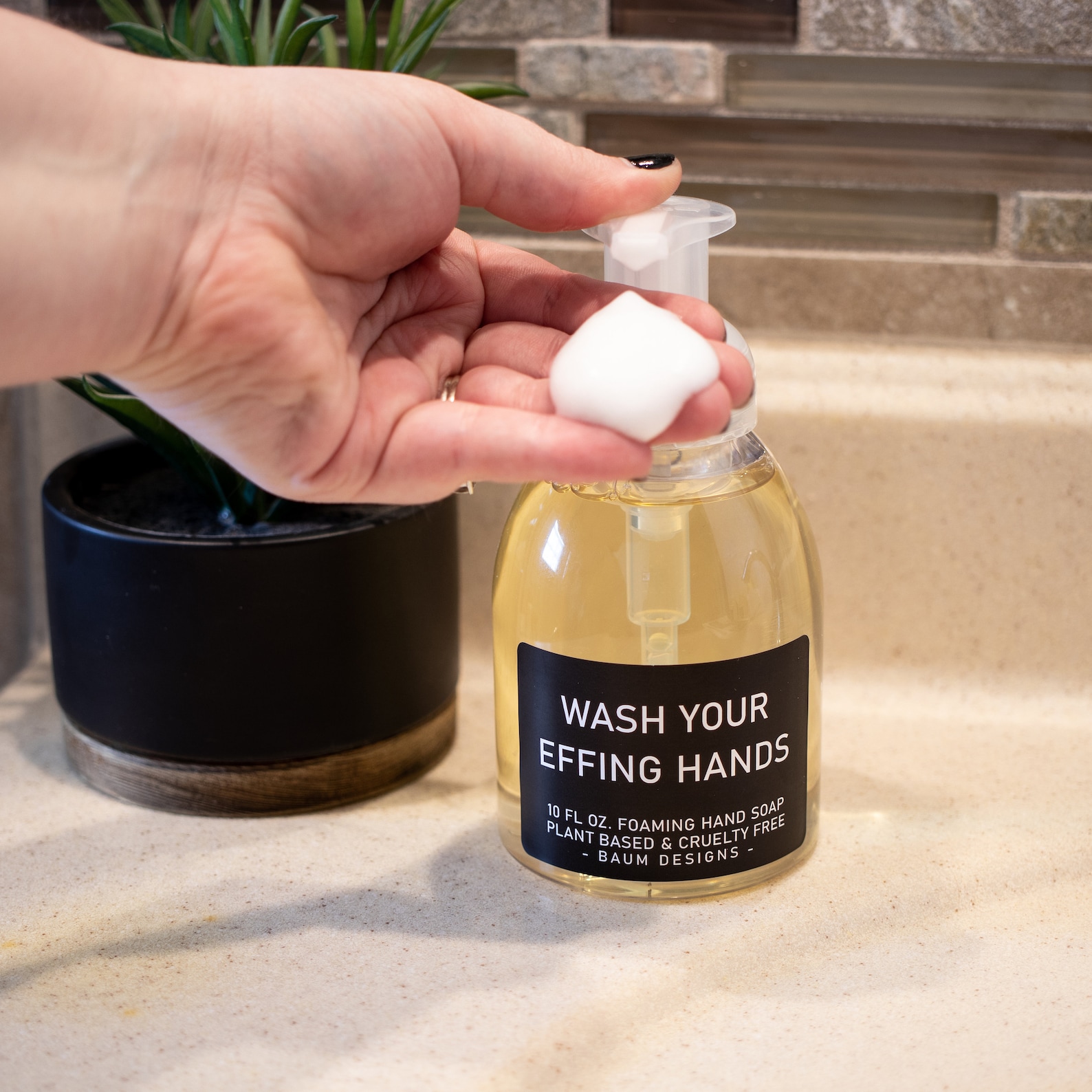 Foaming Hand Soap Funny Bathroom Decor Nice Butt Don't | Etsy